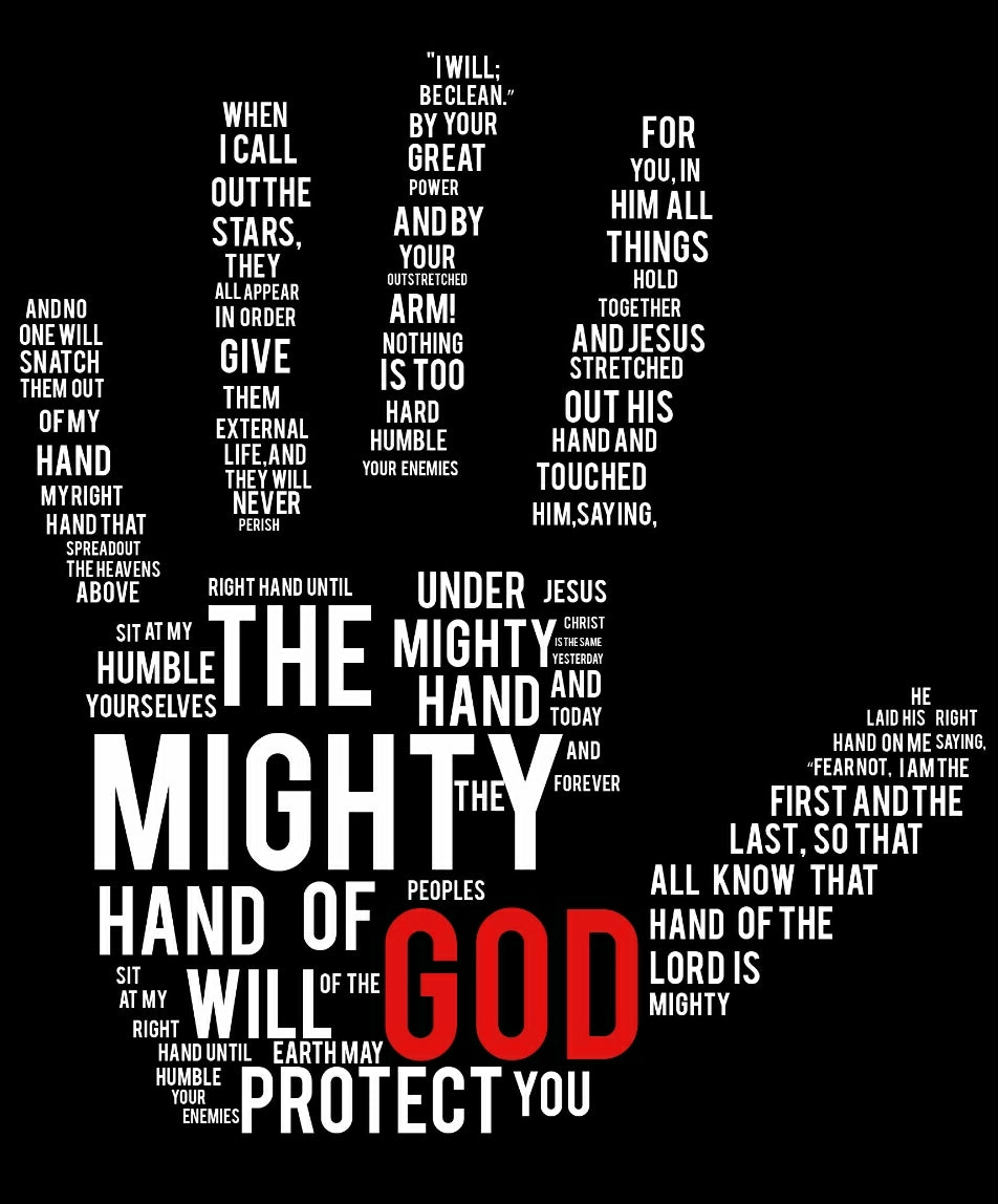 The Mighty Hand 0f God Tee – Christ In Sports
